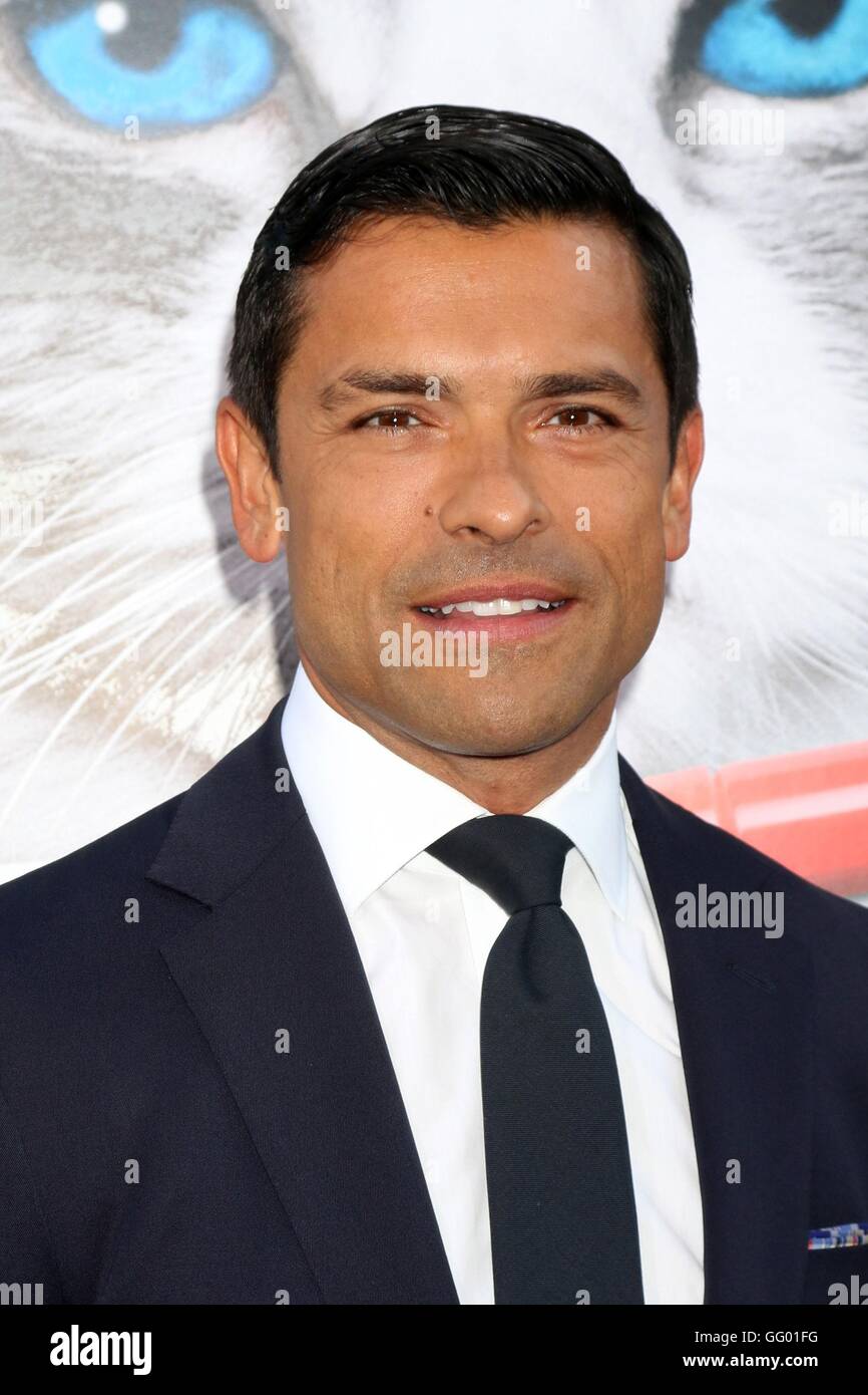 Los Angeles, CA, USA. 1st Aug, 2016. Mark Consuelos at arrivals for ...