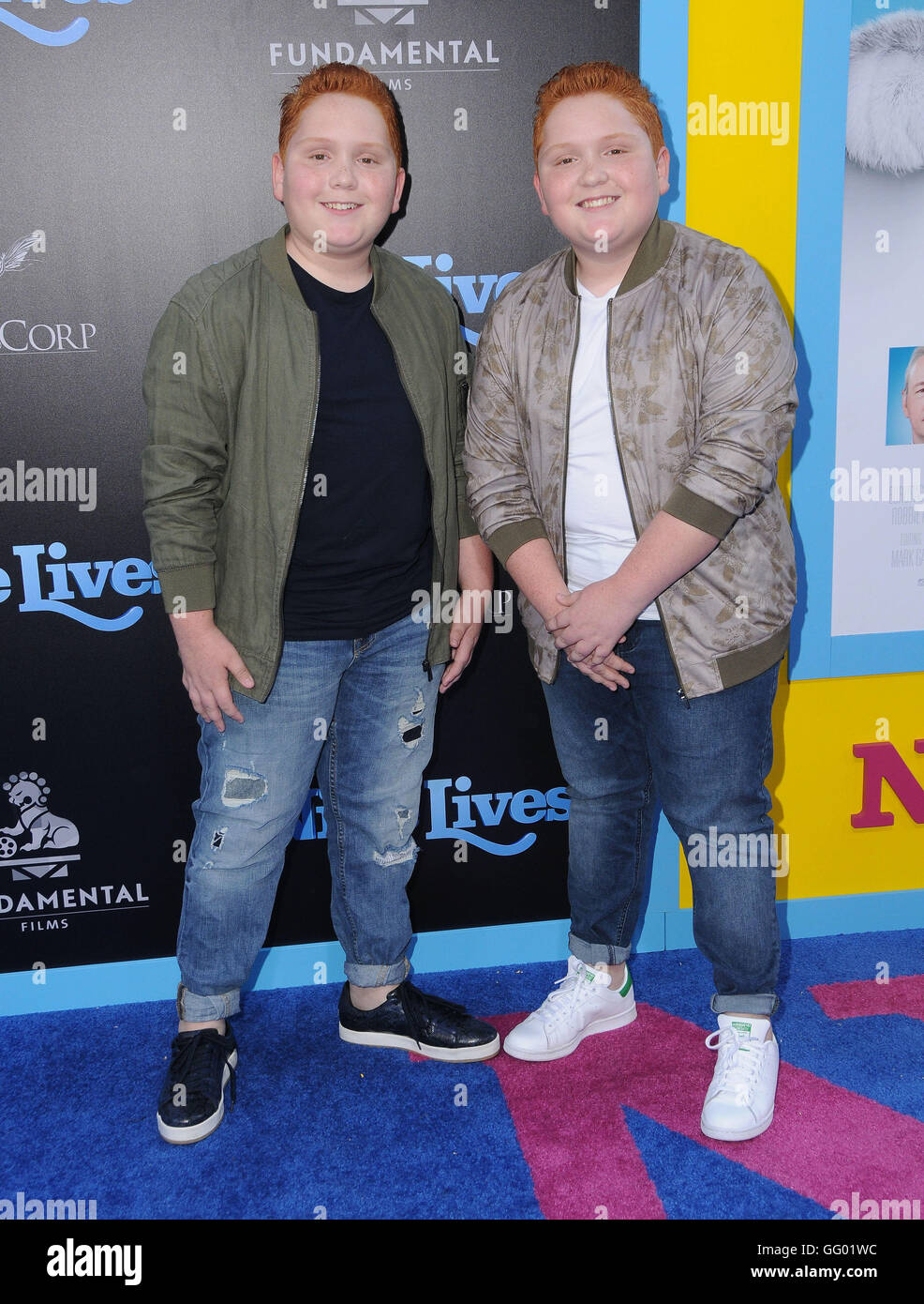 Hollywood, California, USA. 1st August, 2016. Benjamin Royer, Matthew ...