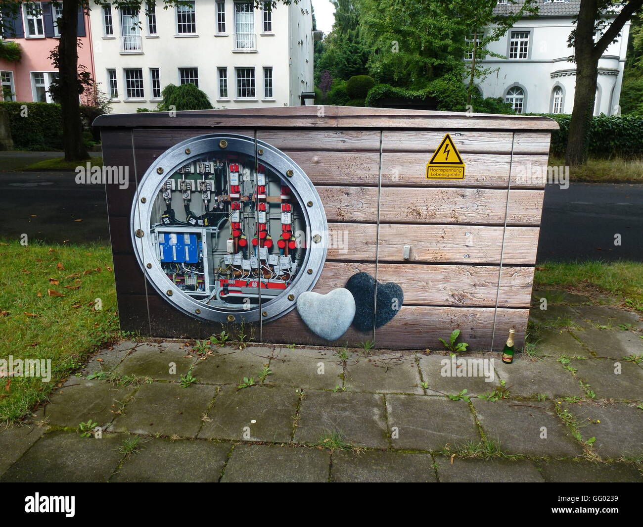 An electrical substation in Cologne, Germany, 31 July 2016 ...
