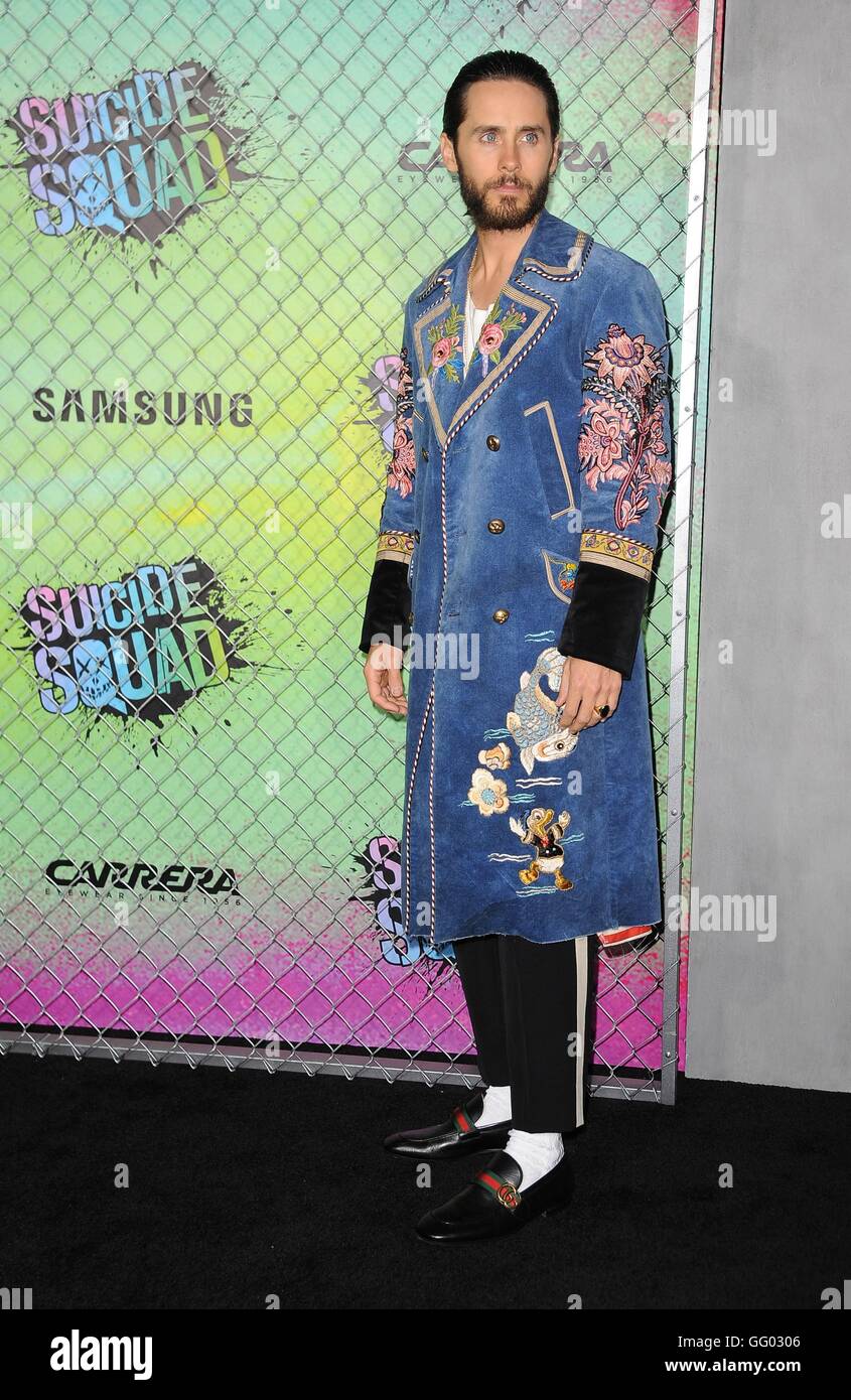 New York, NY, USA. 1st Aug, 2016. Jared Leto at arrivals for SUICIDE ...