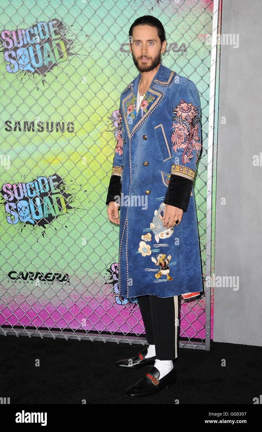 New York, NY, USA. 1st Aug, 2016. Jared Leto at arrivals for SUICIDE ...