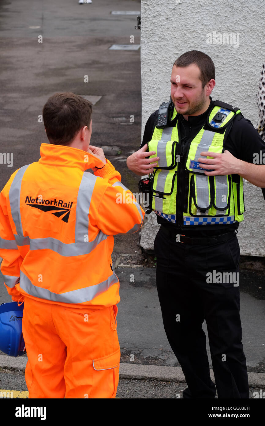 . Network rail are at the scene of a bridge collapse in grove road ...