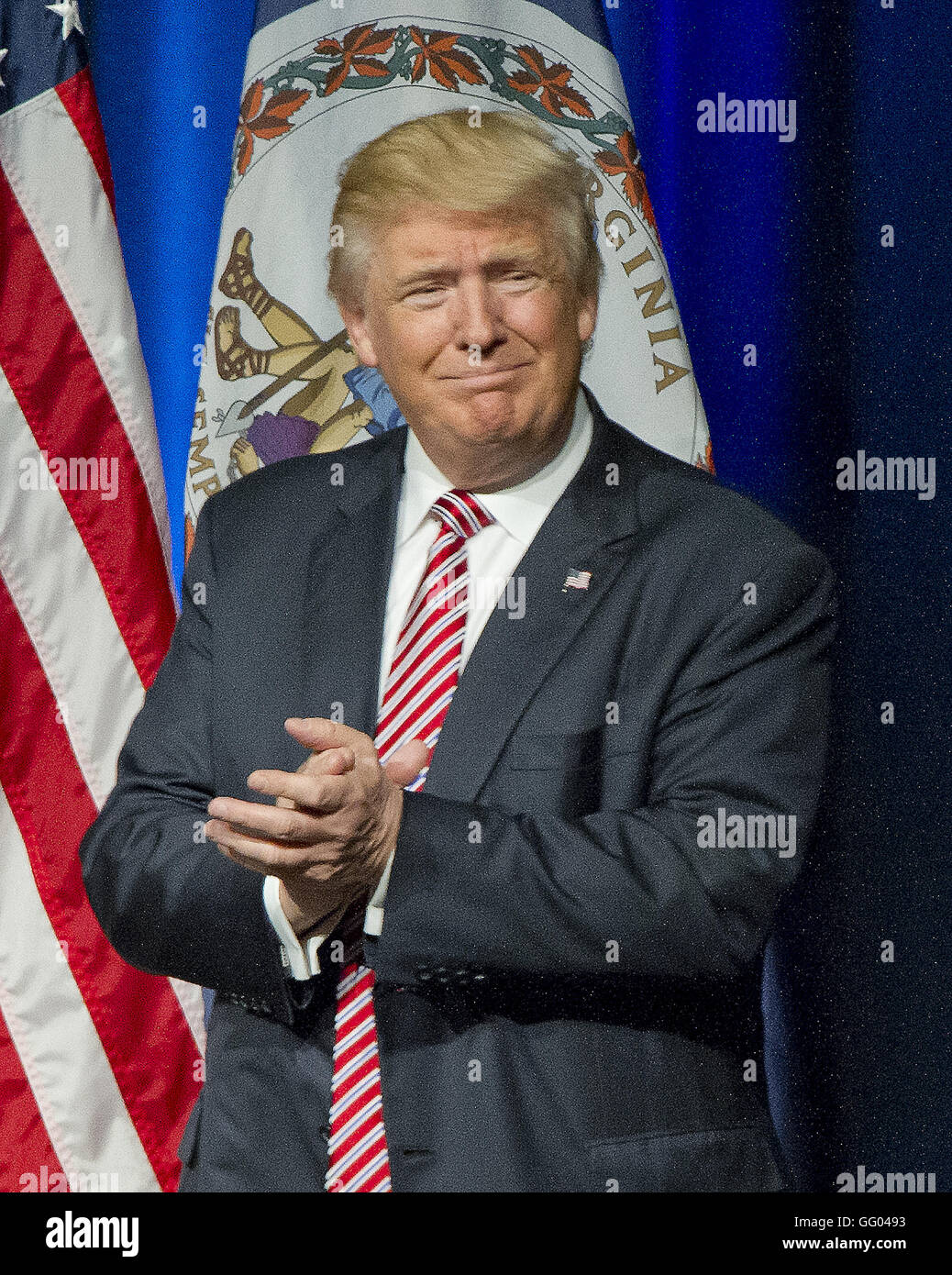 Ashburn, Virginia, USA. 2nd Aug, 2016. Donald J. Trump, the Republican ...