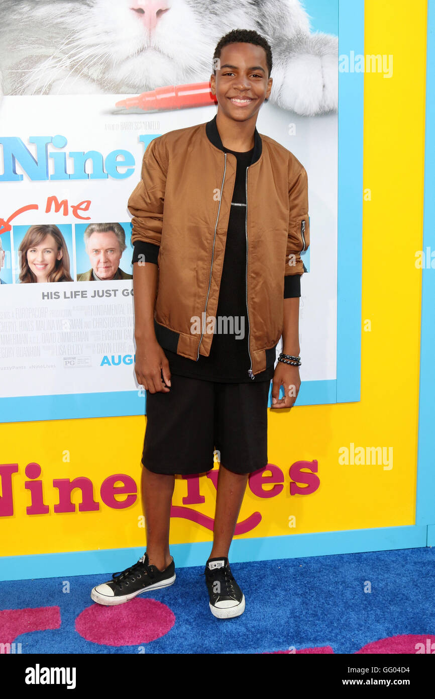 HOLLYWOOD, CA - AUGUST 01: Terrell Ransom Jr at the film premiere for ...