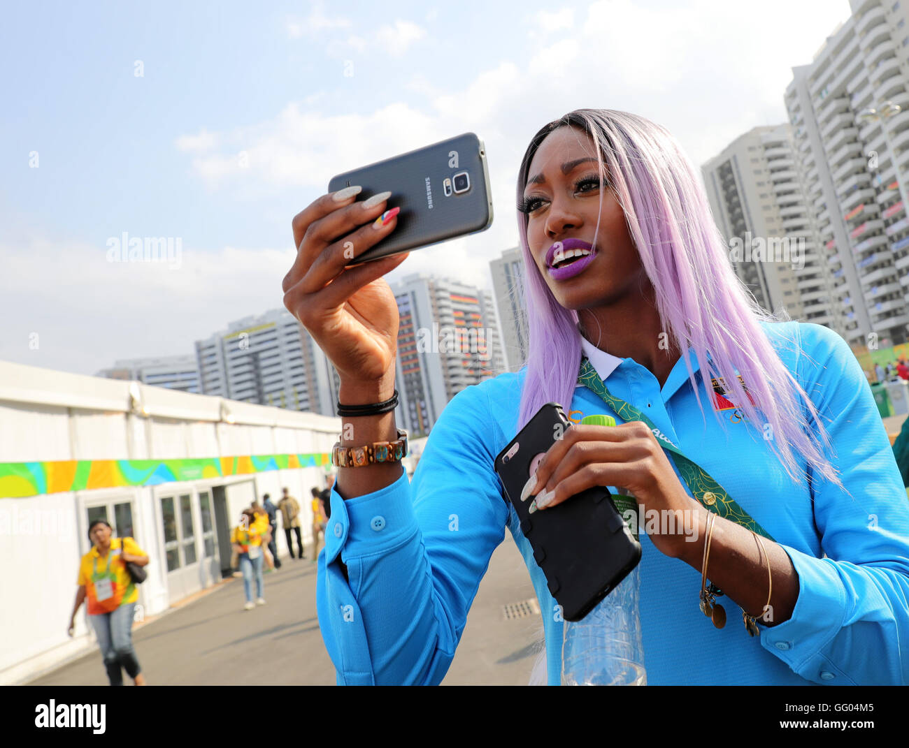 Rio de Janeiro, Brazil. 2nd Aug, 2016. Athlete Priscilla Frederick of ...