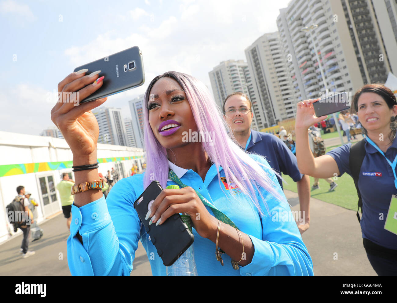 Rio de Janeiro, Brazil. 2nd Aug, 2016. Athlete Priscilla Frederick of ...