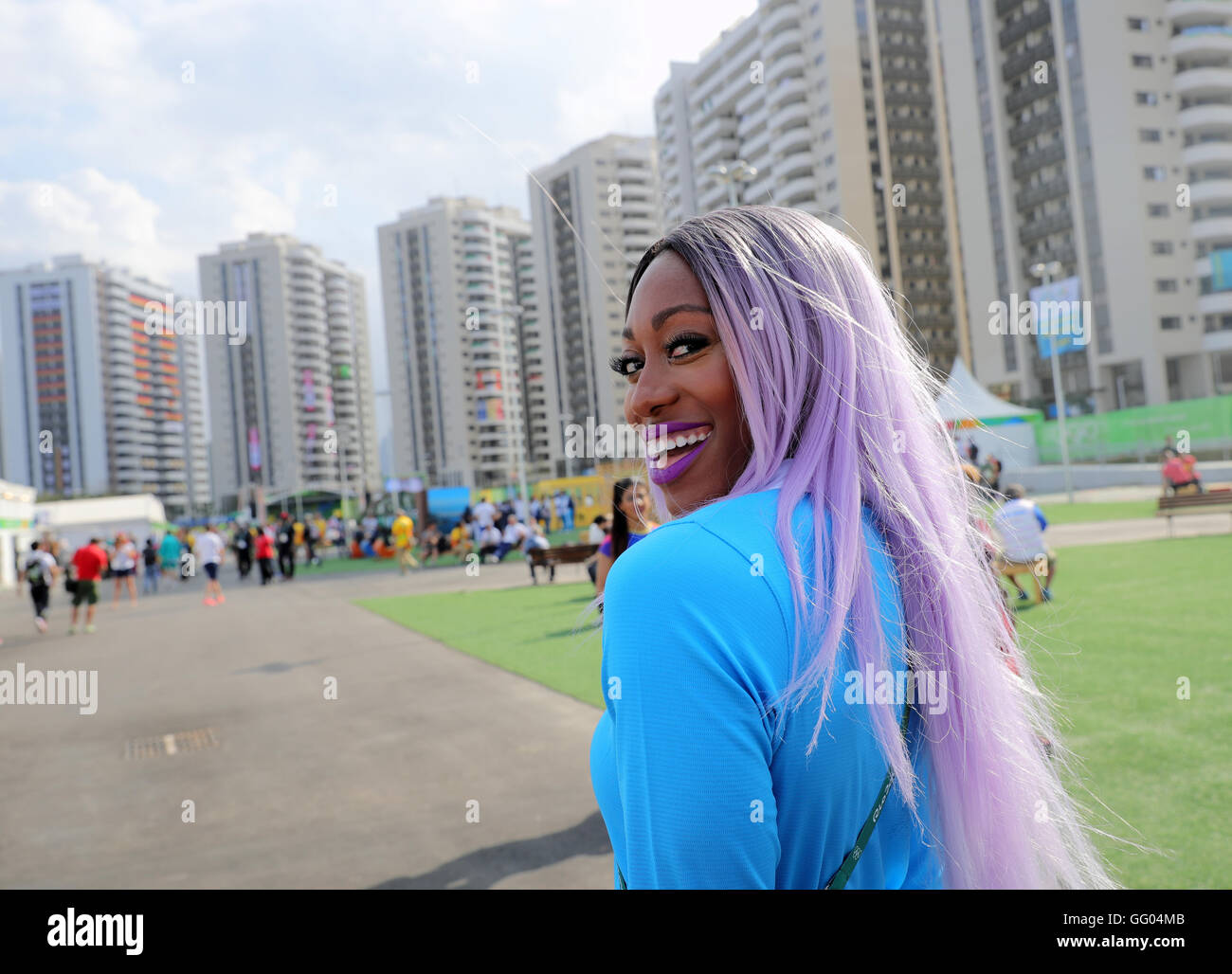 Rio de Janeiro, Brazil. 2nd Aug, 2016. Athlete Priscilla Frederick of ...