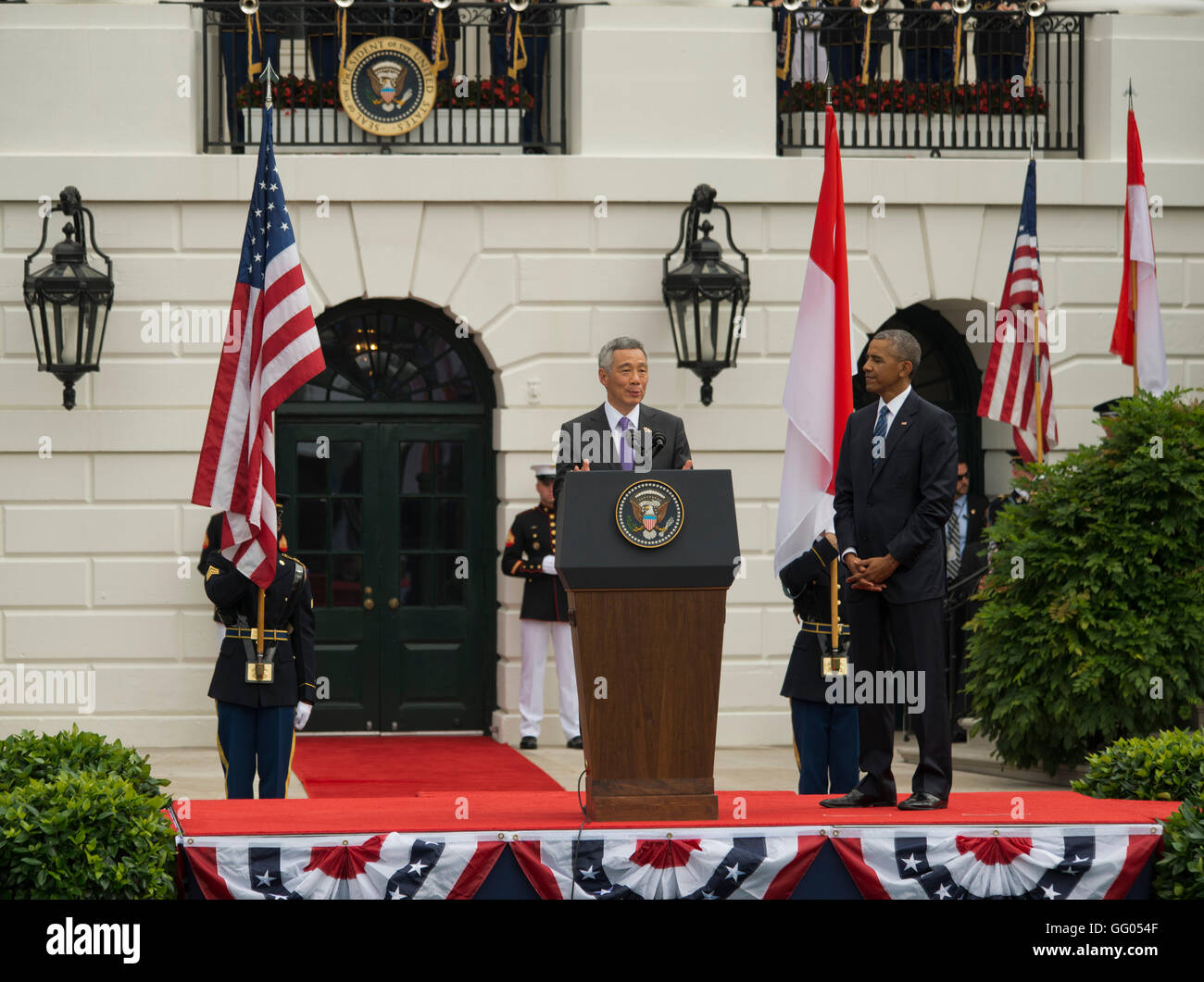 Washington DC, August 2, 2016, USA:President Barack Obama and First ...