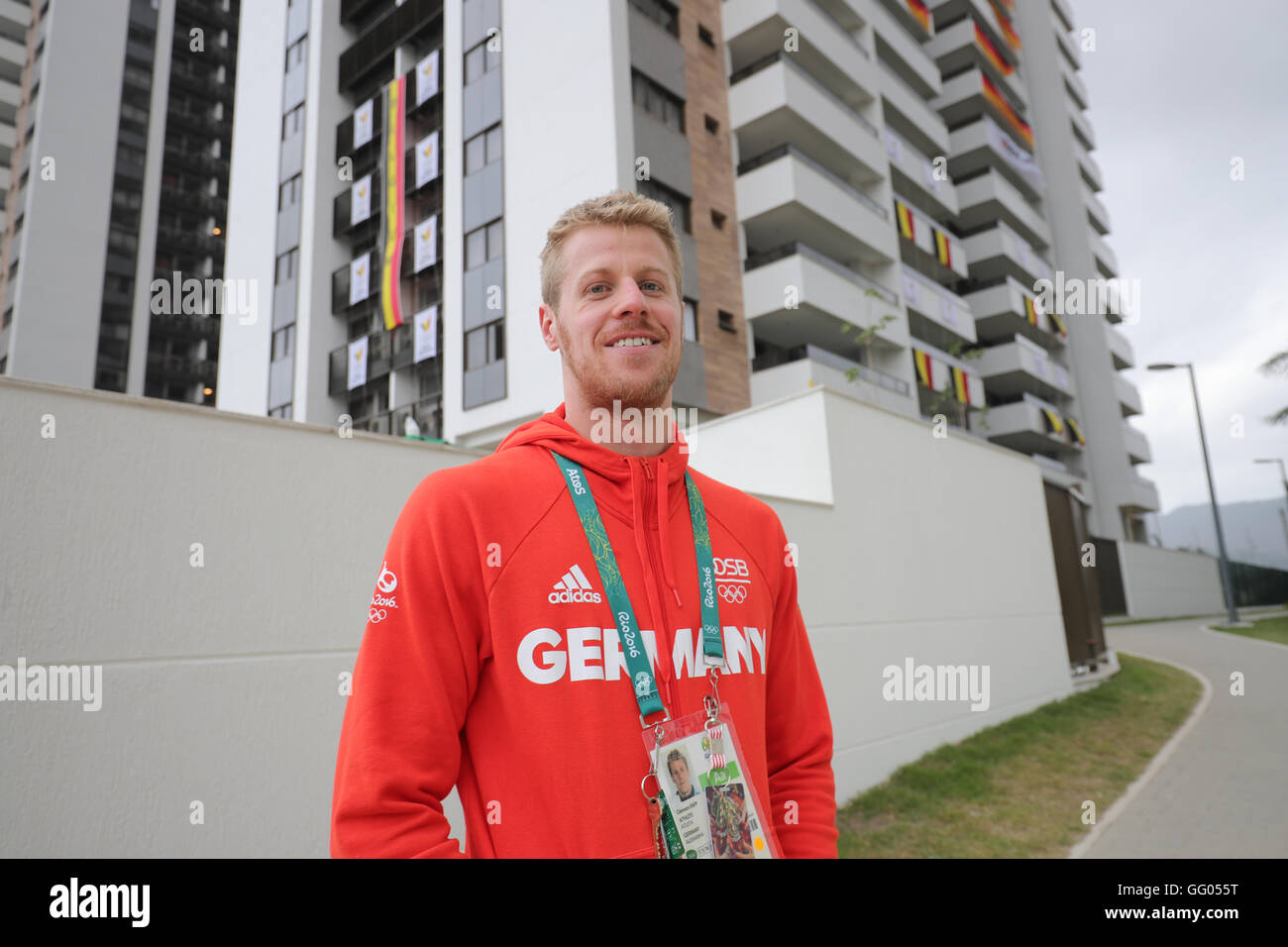 Rio de Janeiro, Brazil. 2nd Aug, 2016. Swimmer Clemens Rapp of Germany ...