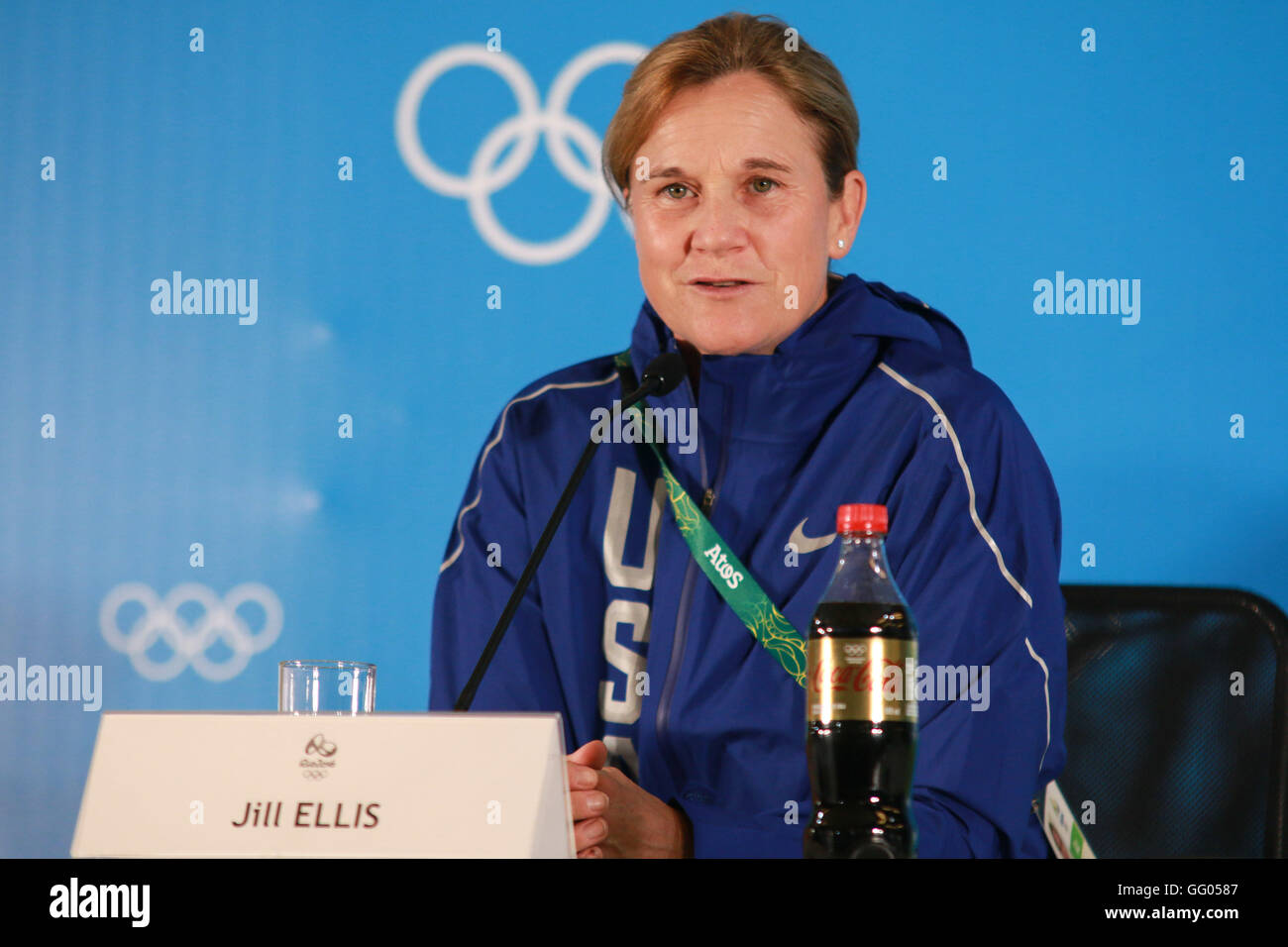 BELO HORIZONTE, MG - 02.08.2016: TREINO E COLETIVA DOS ESTADOS UNIDOS ...
