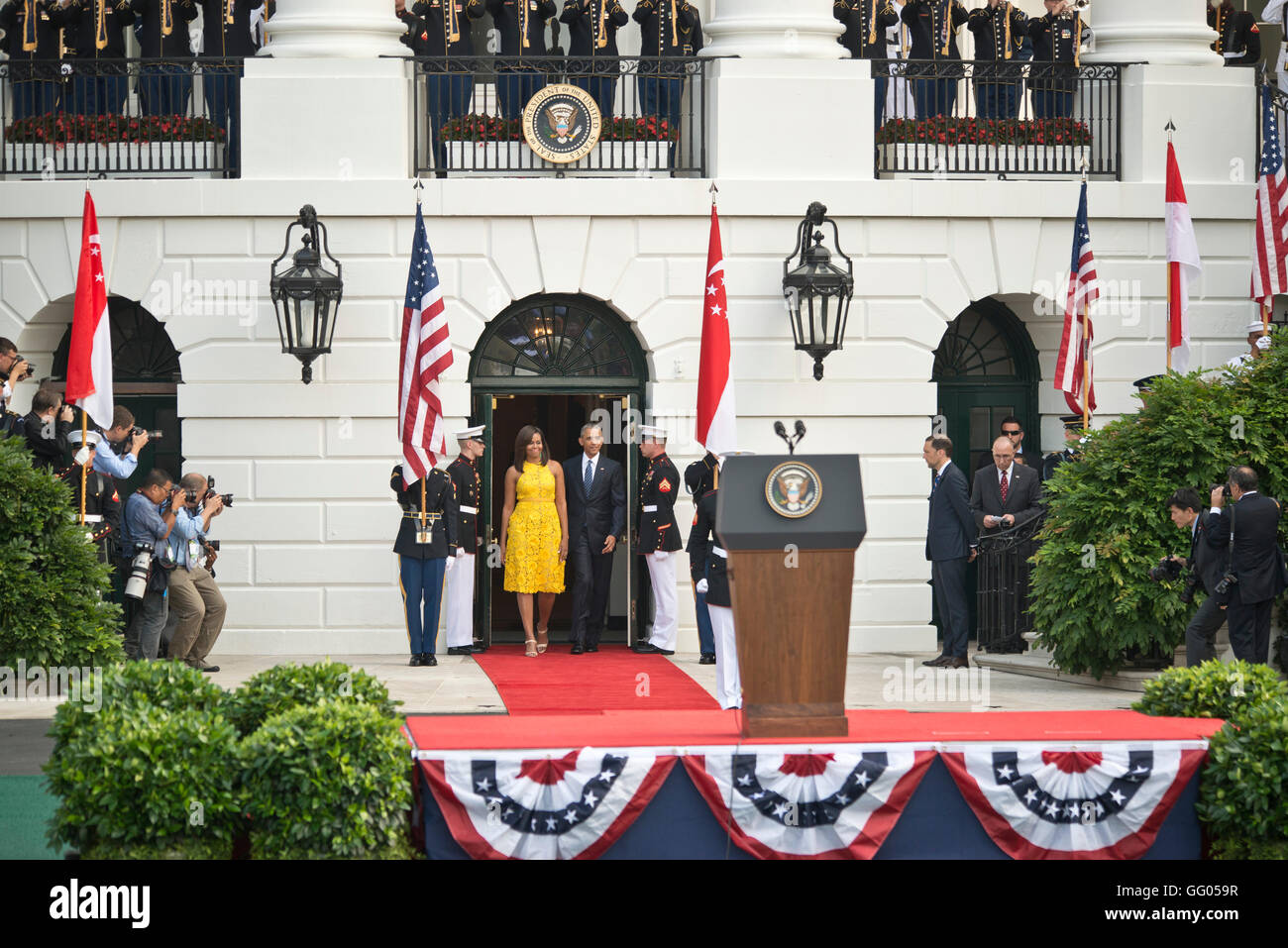 Washington DC, USA. 2nd August, 2016.President Barack Obama and First ...