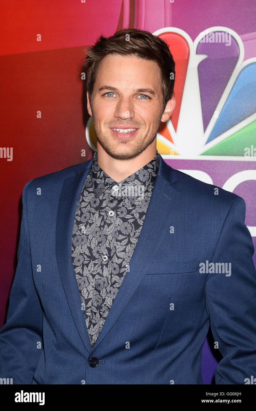 Beverly Hills, CA. 2nd Aug, 2016. Matt Lanter at arrivals for 2016 NBC ...