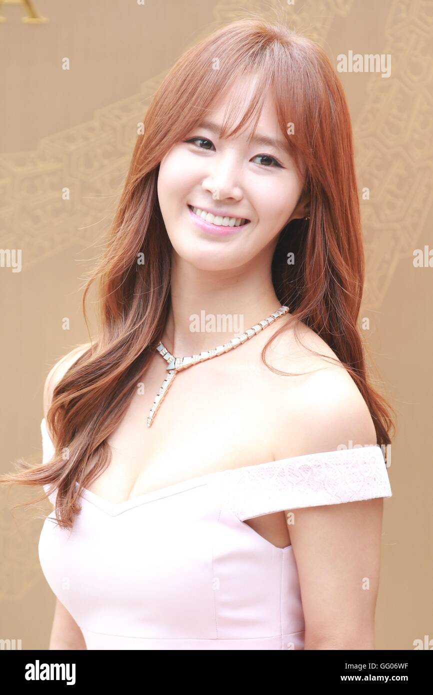 Seoul, Korea. 02nd Aug, 2016. Girl's generation member Yuri attends a ...