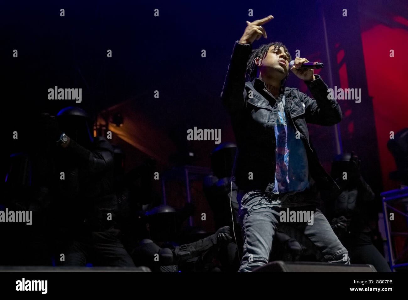Chicago, Illinois, USA. 30th July, 2016. Rapper VIC MENSA performs live ...