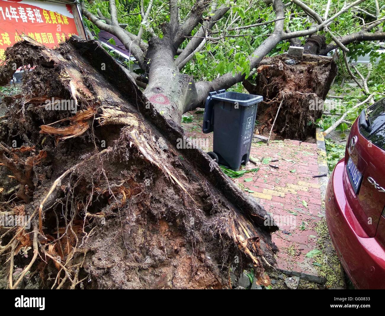 Shenzhen, Shenzhen, China. 2nd Aug, 2016. The 4th Typhoon ''Nida ...