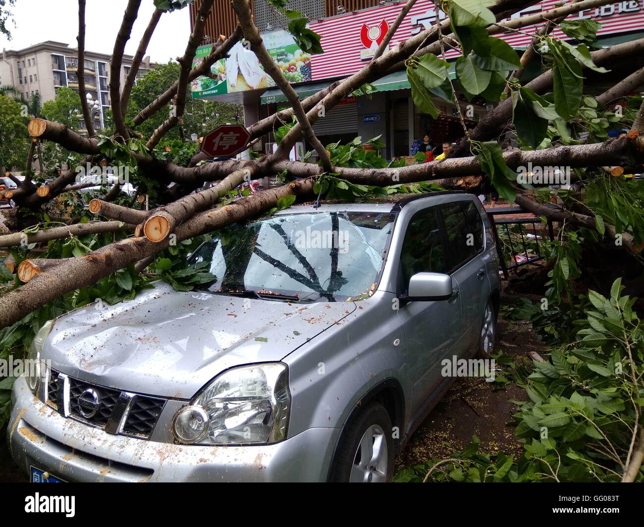 Shenzhen, Shenzhen, China. 2nd Aug, 2016. The 4th Typhoon ''Nida ...