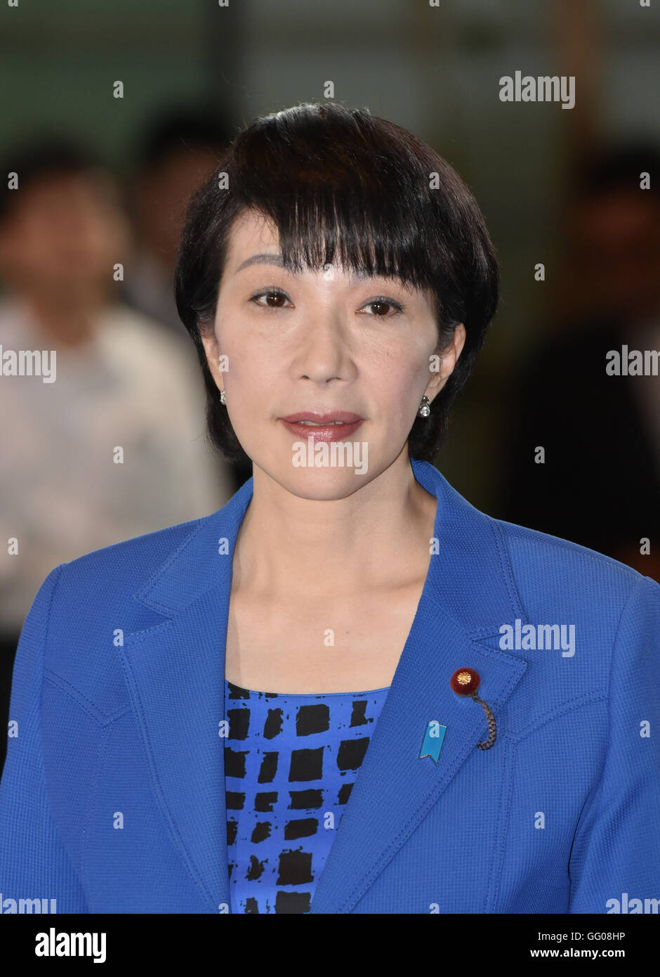 Tokyo, Japan. 3rd Aug, 2016. Internal Affiars Minister Sanae Takaichi ...