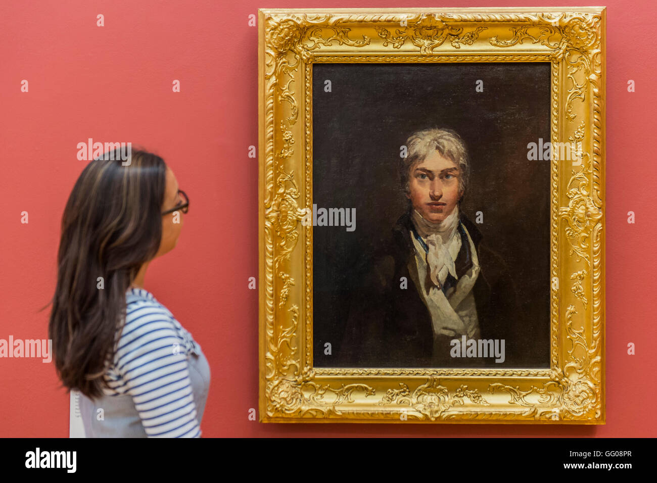 Jmw turners self portrait hi-res stock photography and images - Alamy