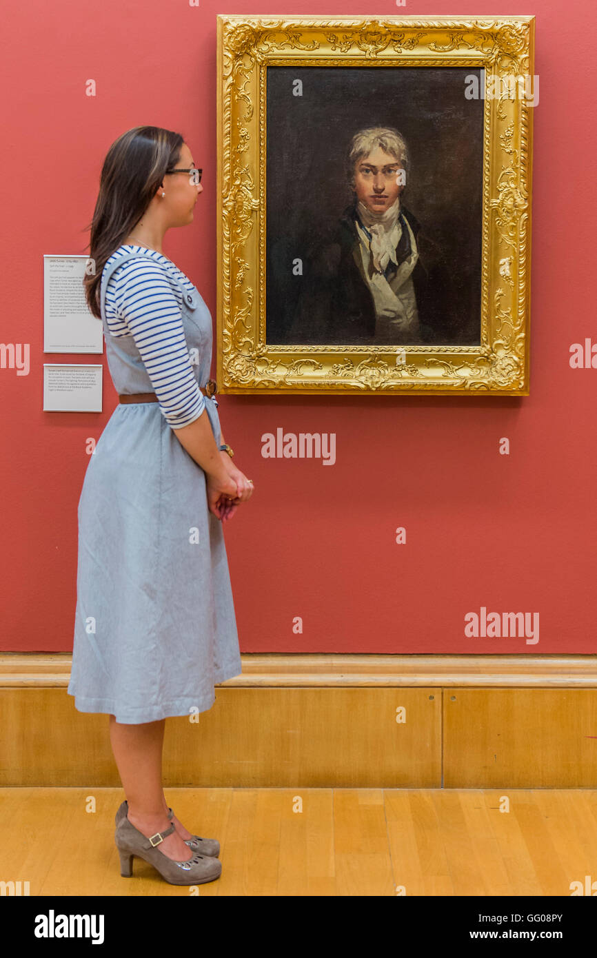 Jmw turners self portrait hi-res stock photography and images - Alamy