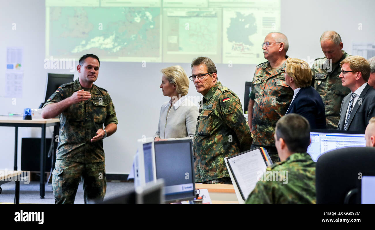 Berlin, Germany. 03rd Aug, 2016. German Defense Minister Ursula von der ... Berlin, Germany. 03rd Aug, 2016. German Defense Minister Ursula von der ...