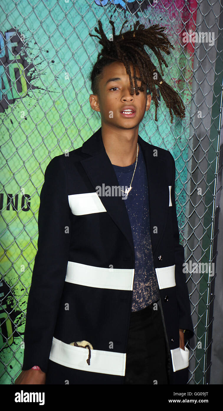 NEW YORK, NY-August 01: Jayden Smith at Warner Bros. Pictures & DC ...