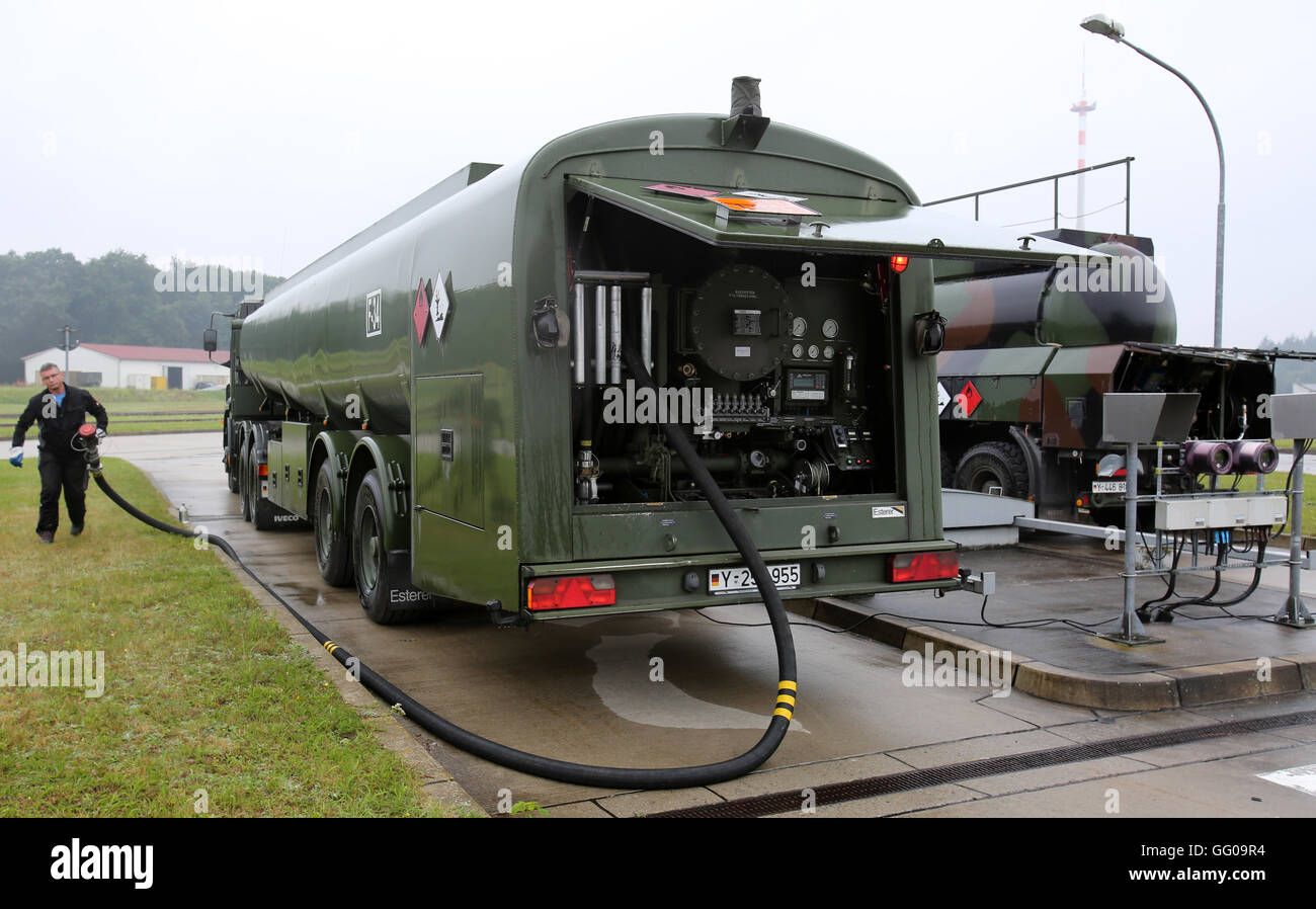 The only operating storage of the Bundeswehr, the tank storage in ...