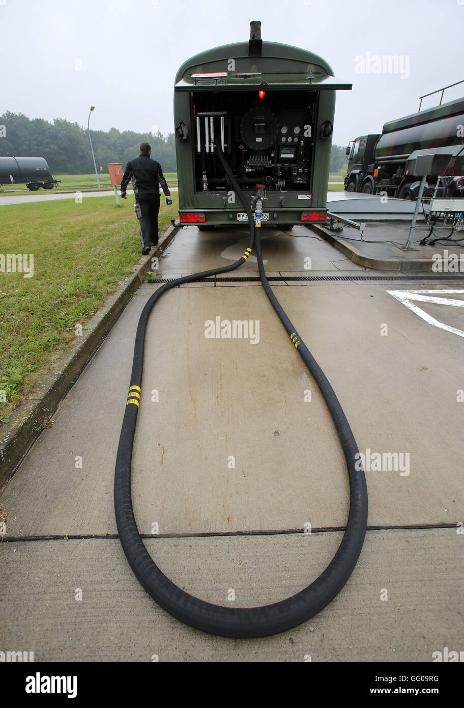 The only operating storage of the Bundeswehr, the tank storage in ...