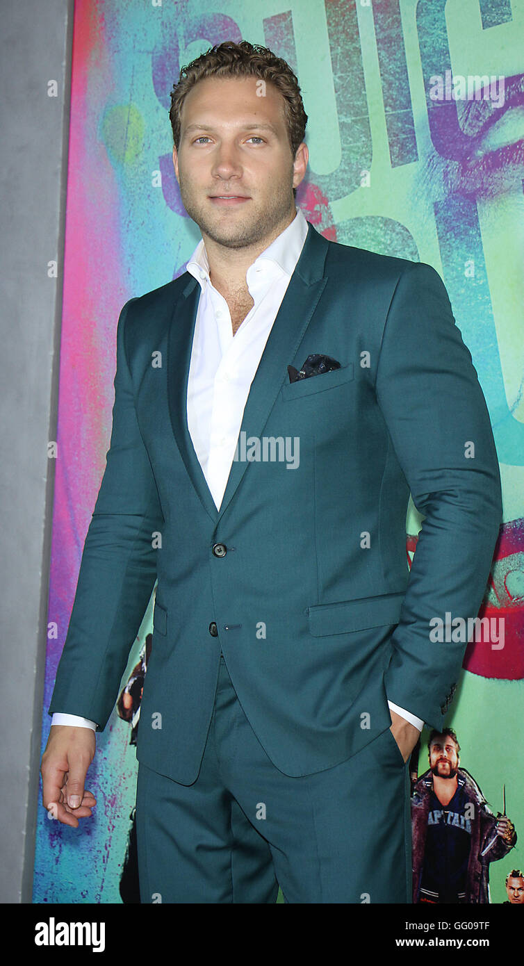 NEW YORK, NY-August 01: Jai Courtney at Warner Bros. Pictures & DC ...