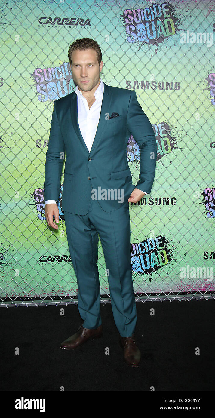 NEW YORK, NY-August 01: Jai Courtney at Warner Bros. Pictures & DC ...