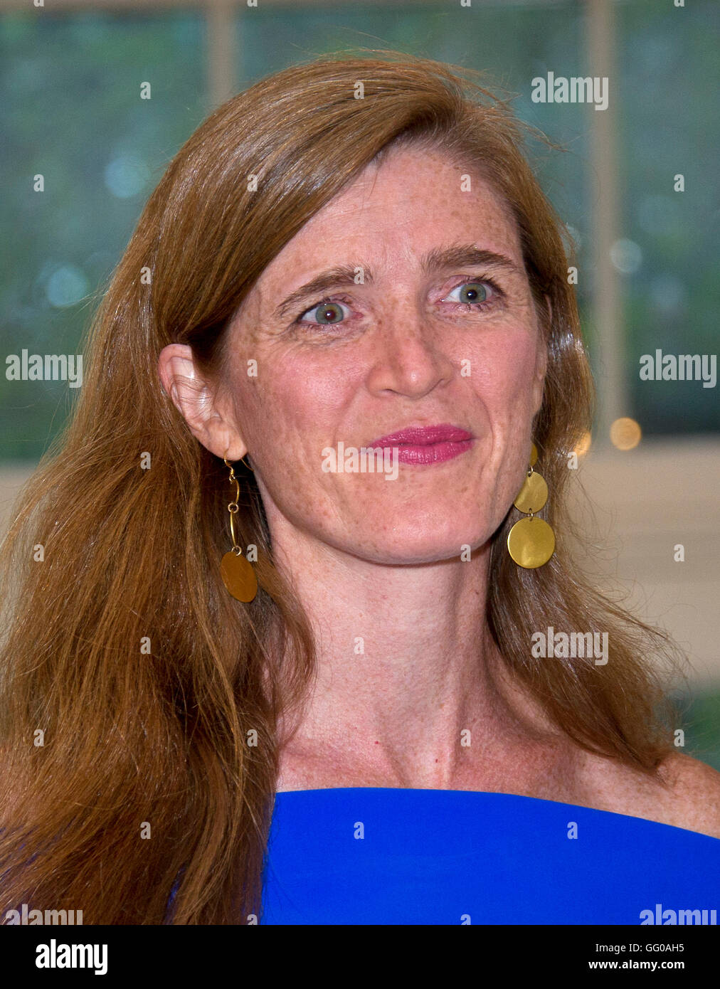 Samantha Power, United States Ambassador to the United Nations arrives ...