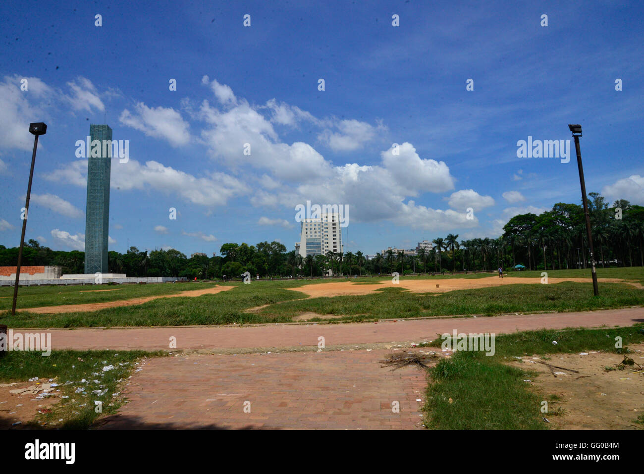 Dhaka, Bangladesh. 03rd Aug, 2016. A Glass tower, the tower is a ...