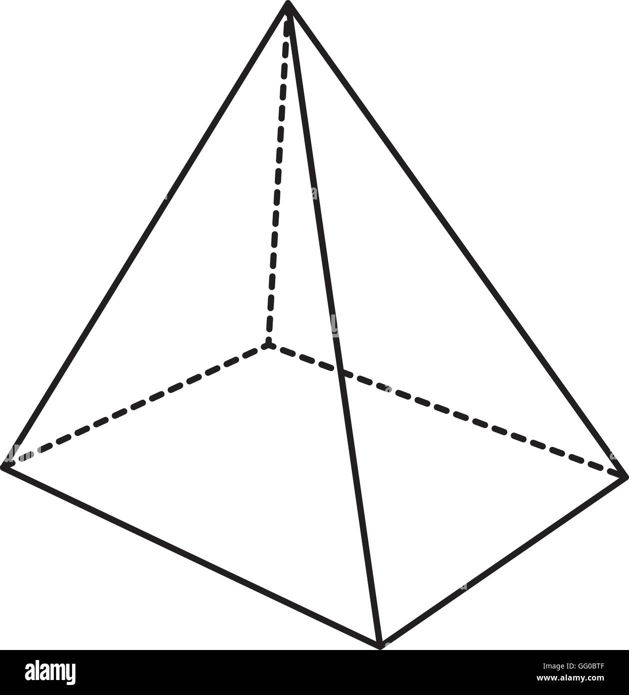 Square Pyramid Clipart