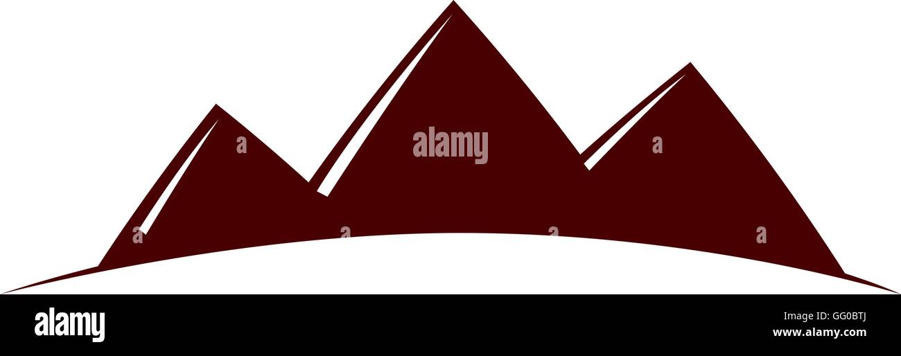 pyramids desert landscape icon Stock Vector Image & Art - Alamy