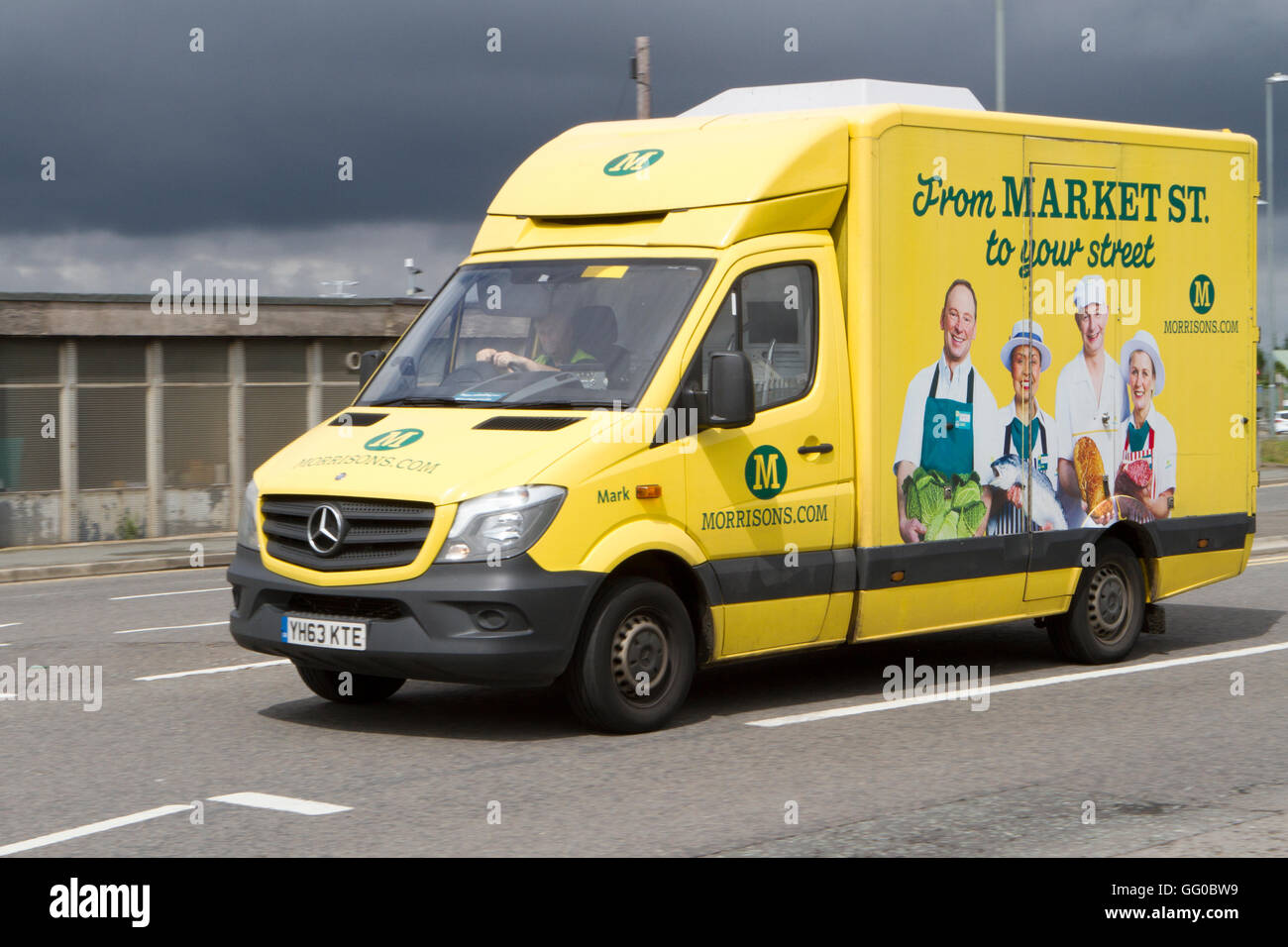 Morrisons Truck Stock Photos & Morrisons Truck Stock Images - Alamy