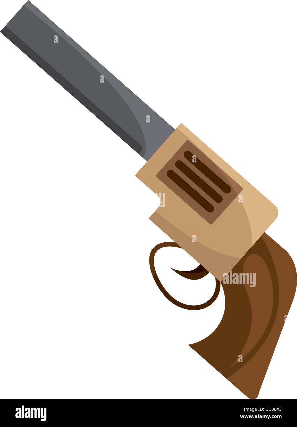 gun sherif wild west icon Stock Vector Image & Art - Alamy