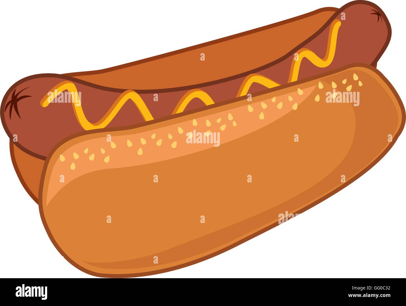 hot dog fast food icon Stock Vector Image & Art - Alamy