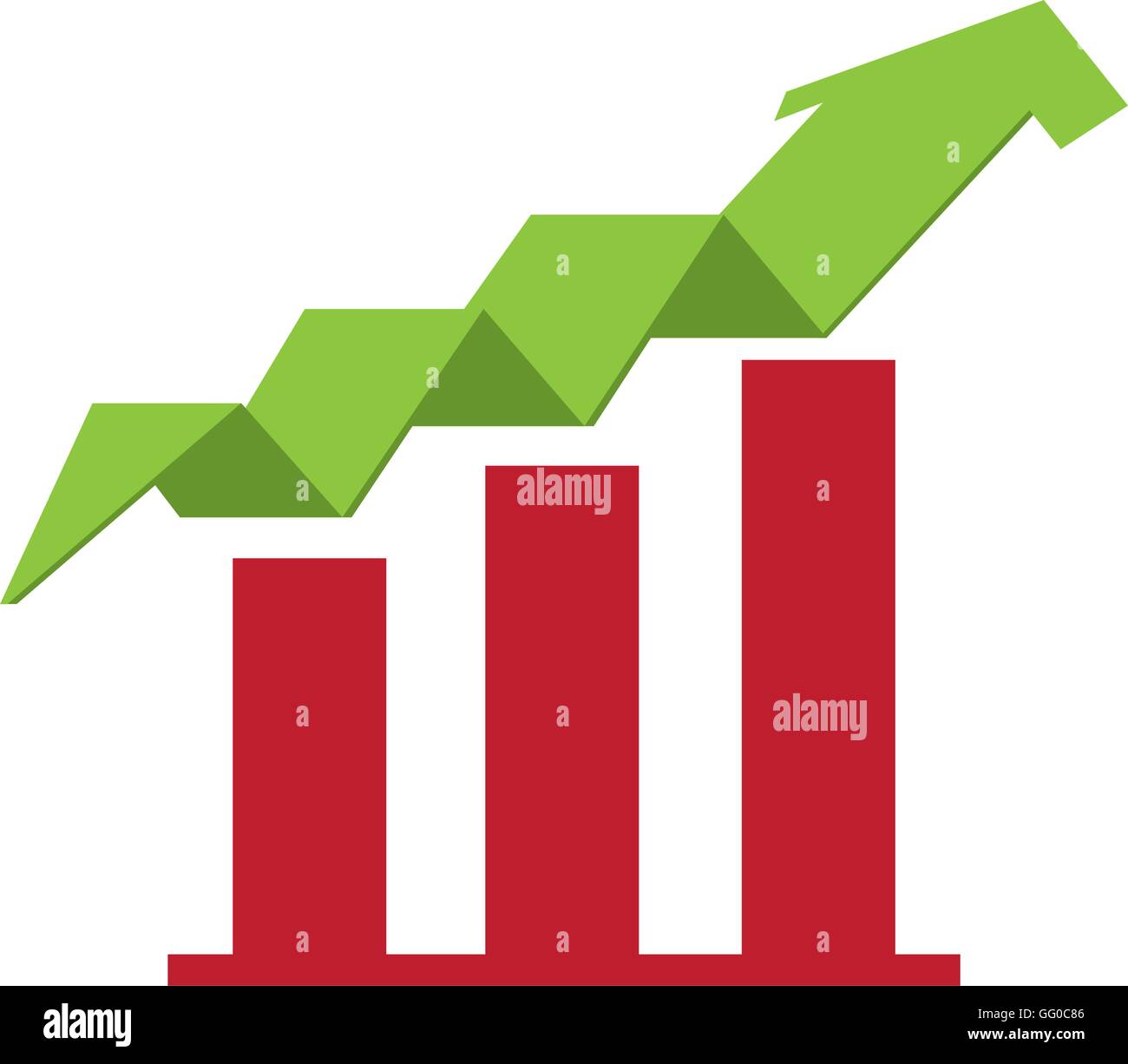 arrow growth up icon Stock Vector Image & Art - Alamy