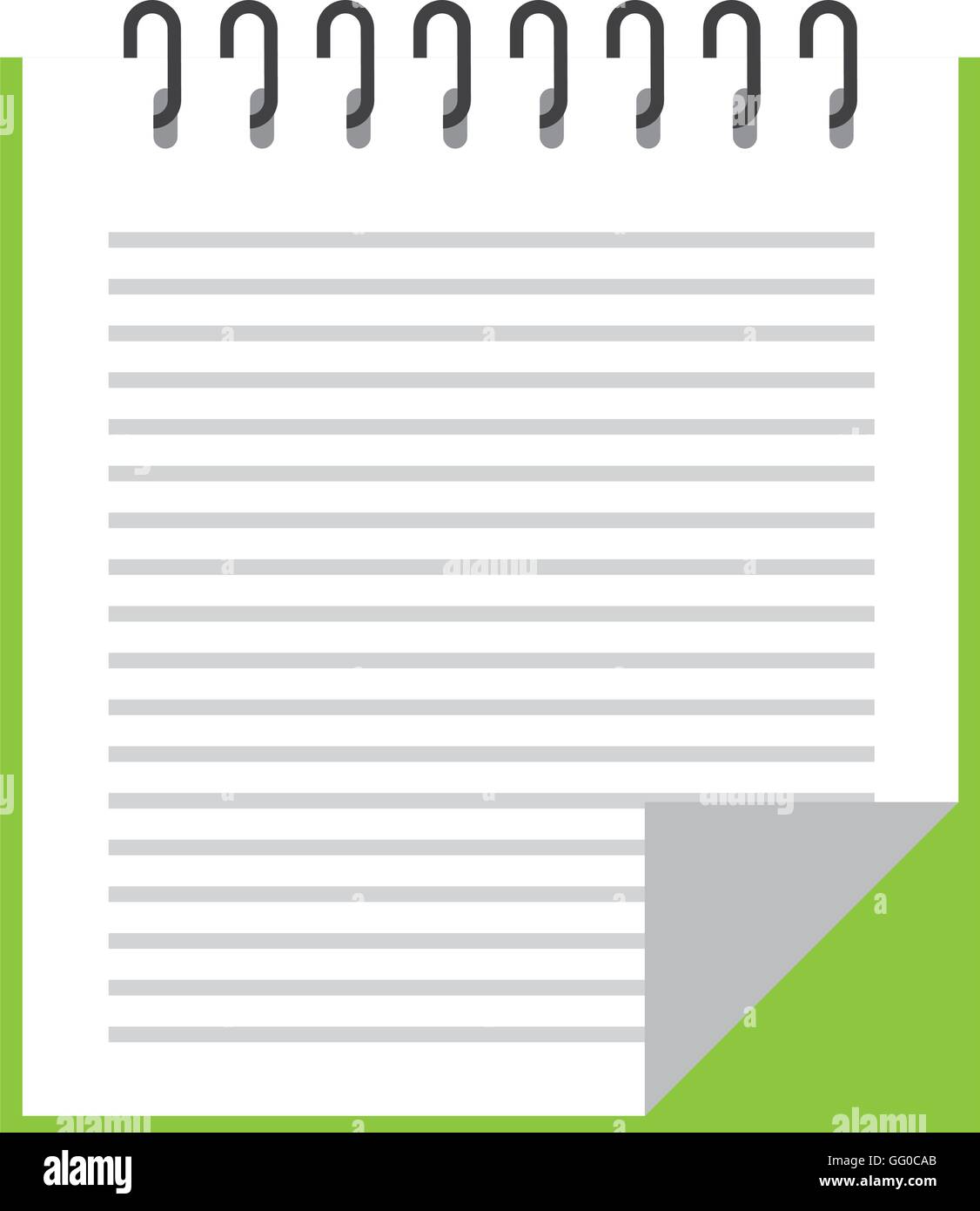 notebook text school icon Stock Vector Image & Art - Alamy