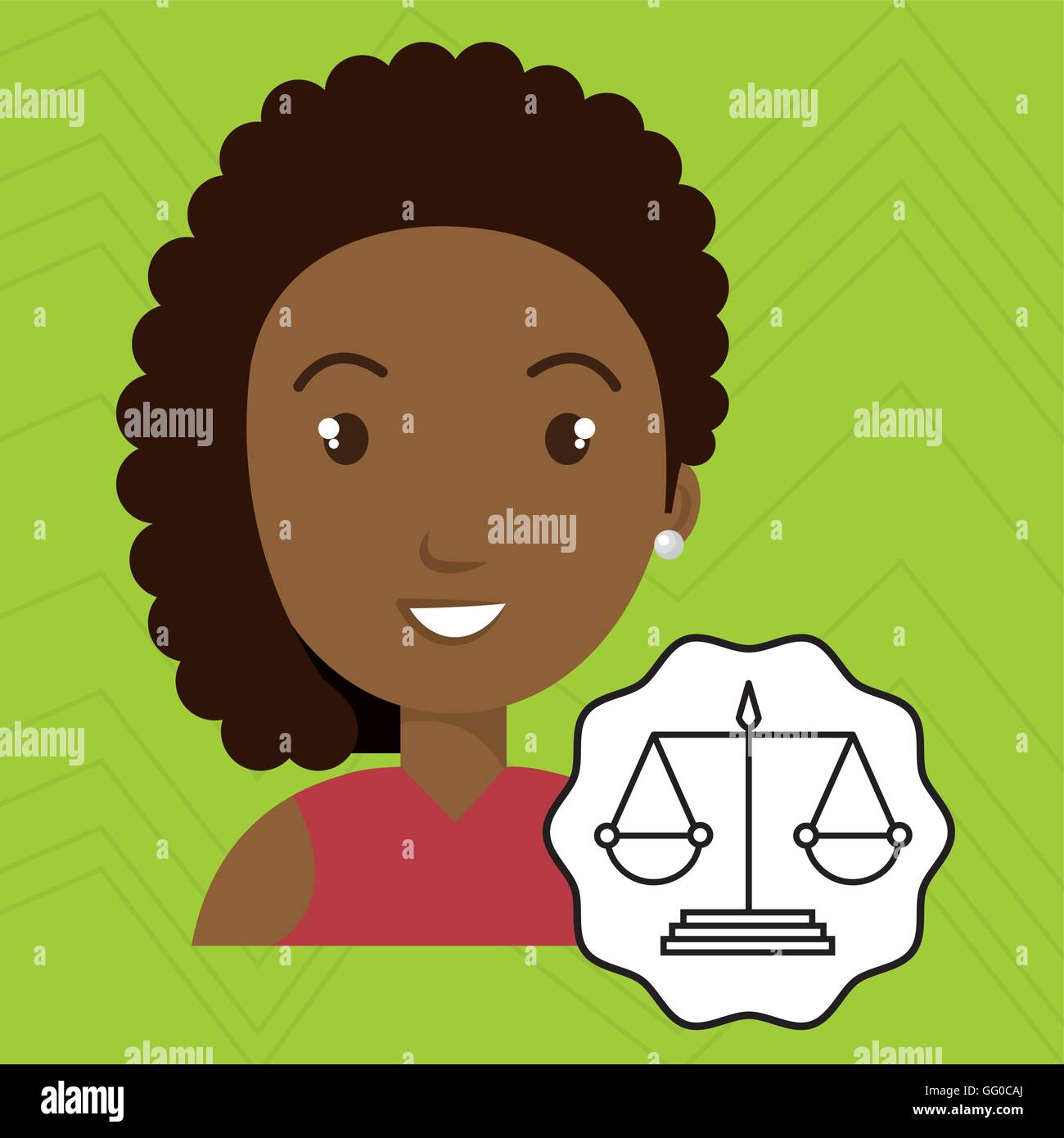 woman law justice balance Stock Vector Image & Art - Alamy