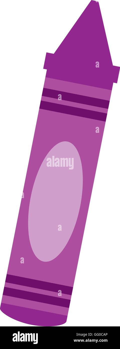 crayon school supply icon Stock Vector Image & Art - Alamy