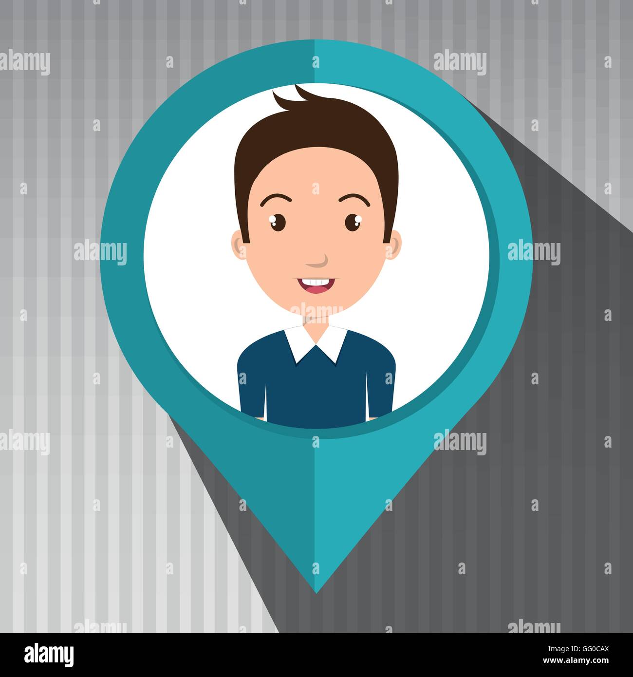 student cap pin location Stock Vector Image & Art - Alamy