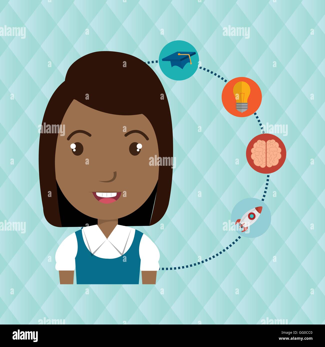 student idea science connection Stock Vector Image & Art - Alamy