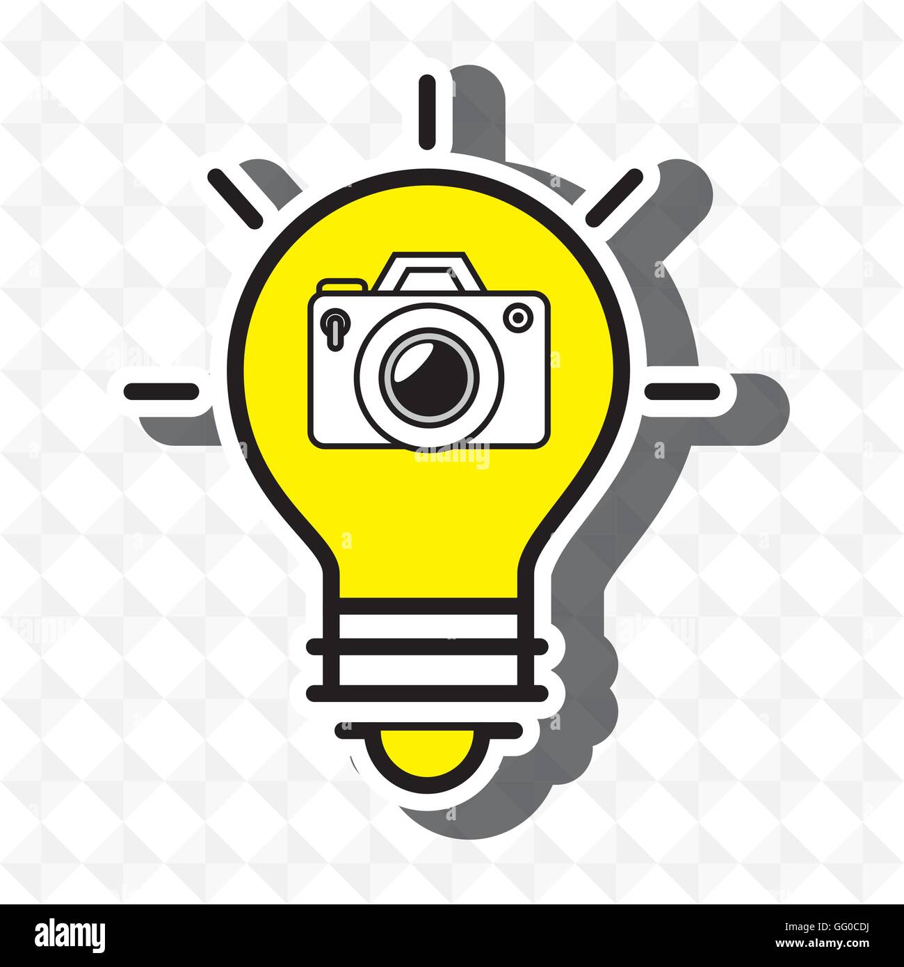 idea bulb camera icon Stock Vector Image & Art - Alamy