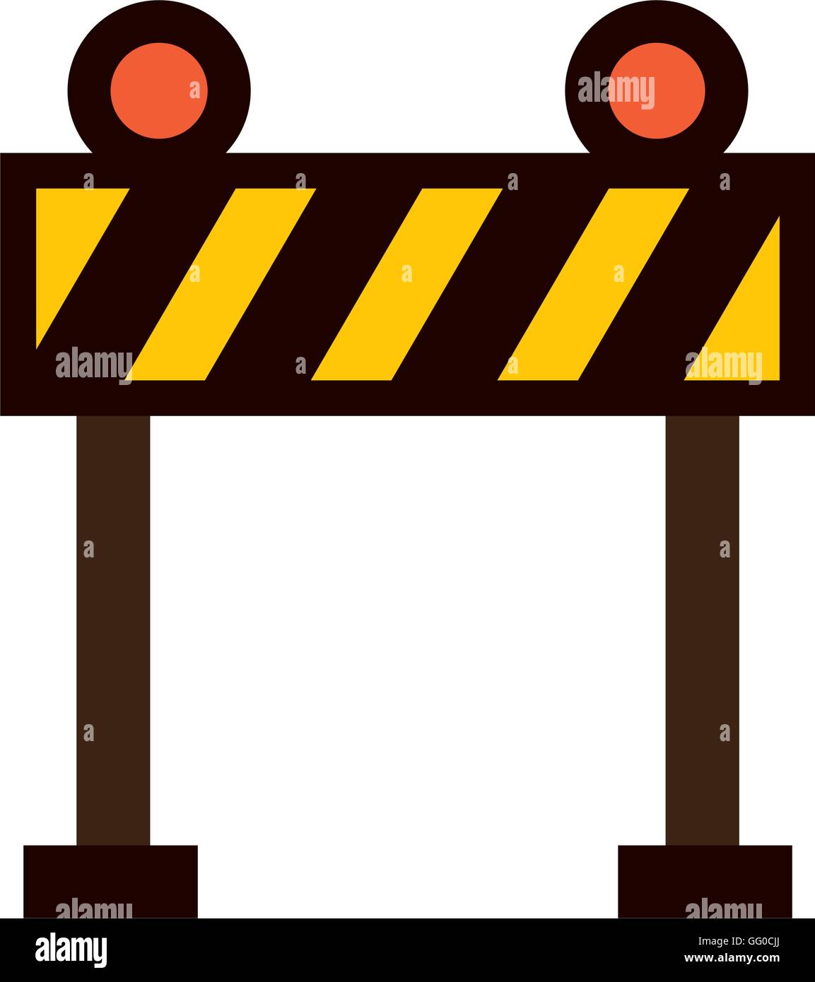 fence light construction icon Stock Vector Image & Art - Alamy