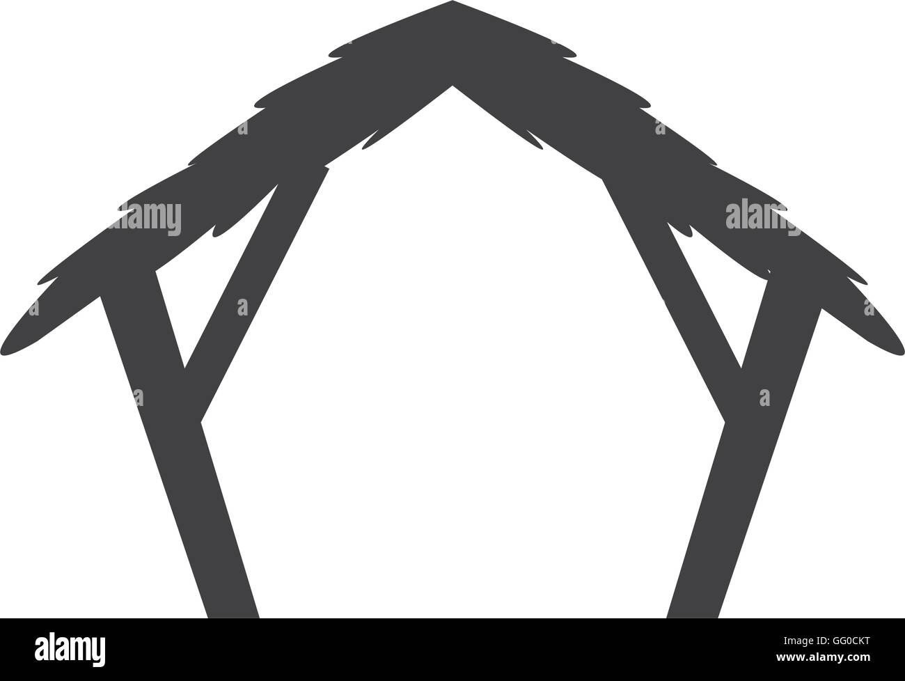 silhouette stable manger icon Stock Vector Image & Art - Alamy