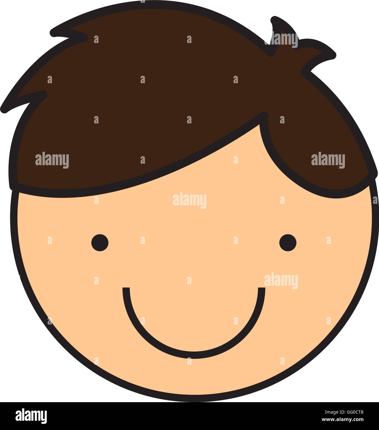 little boy smile icon Stock Vector Image & Art - Alamy