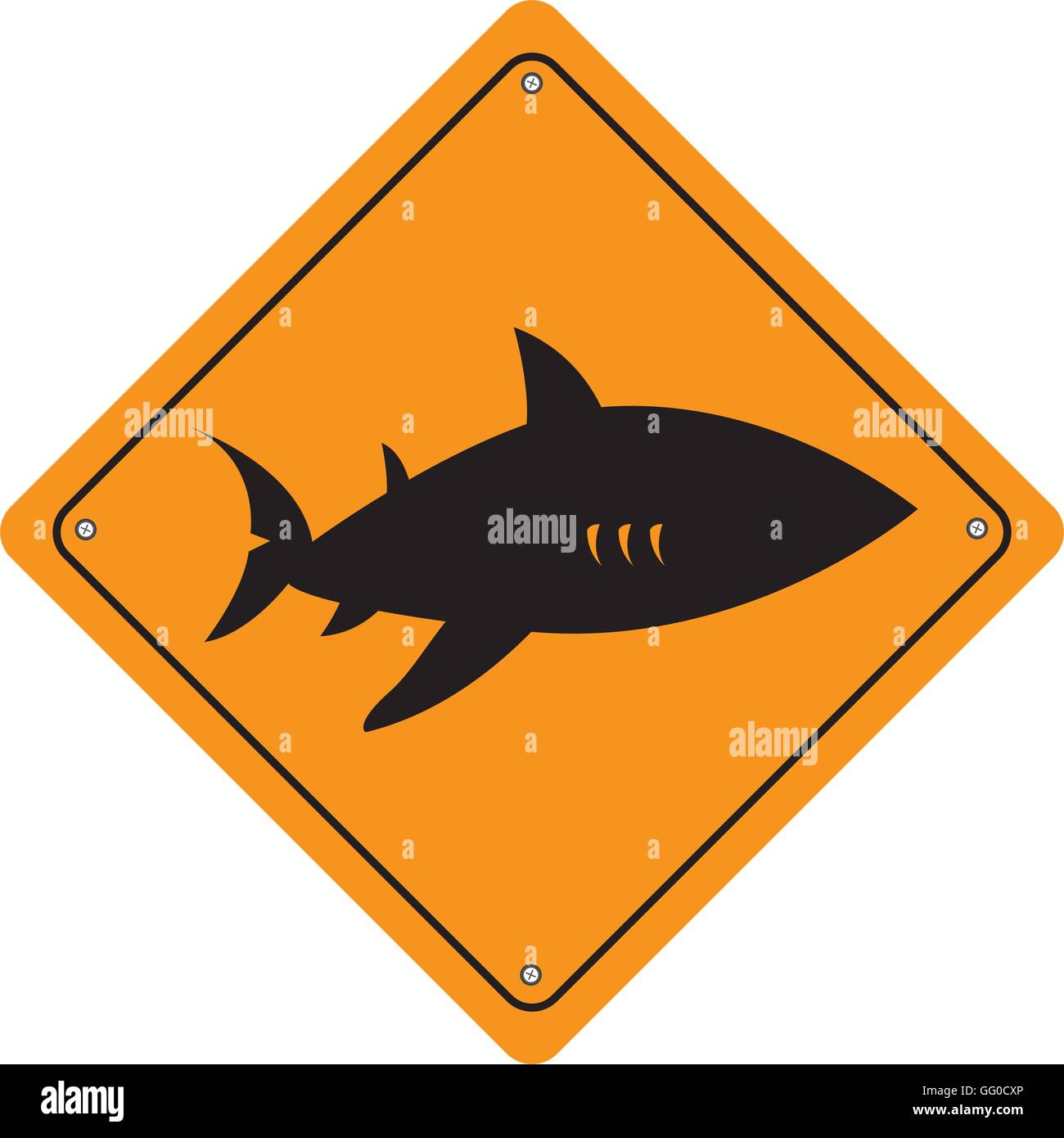 shark signal silhouette icon Stock Vector Image & Art - Alamy