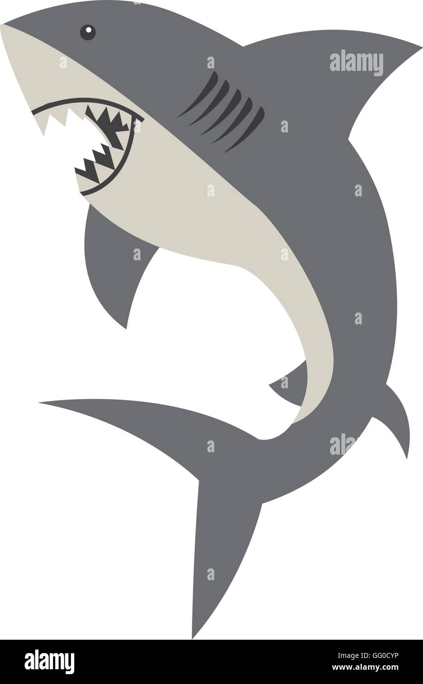 Illustration danger signal icon shark hi-res stock photography and ...