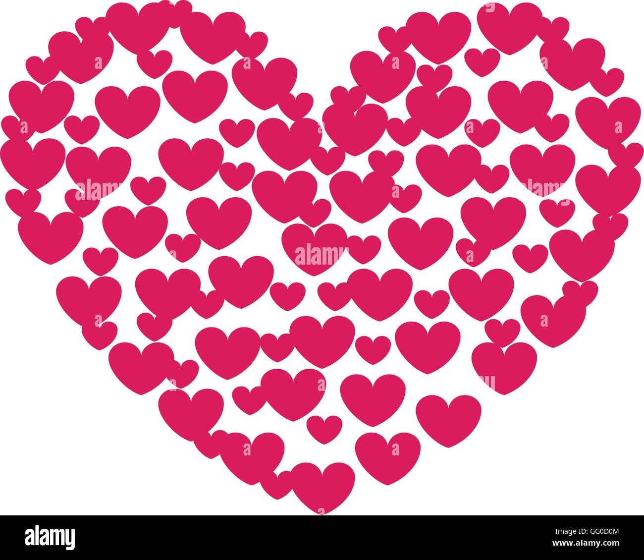 hearts love pattern icon Stock Vector Image & Art - Alamy