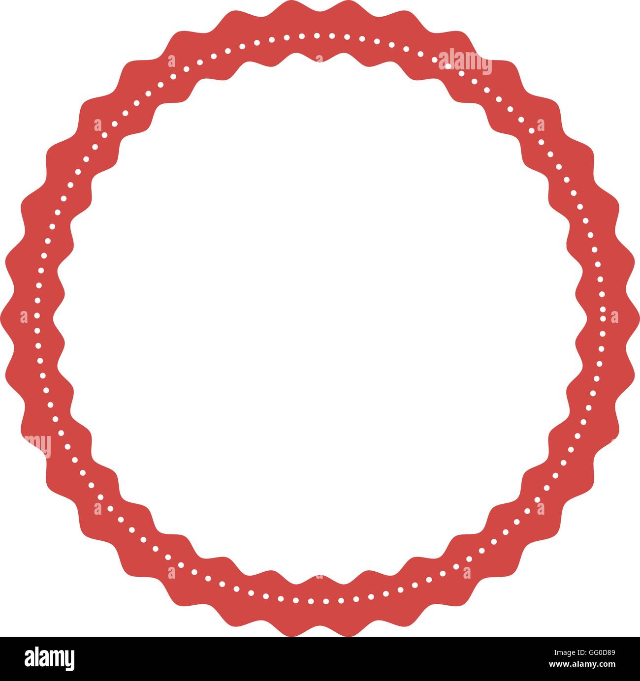 circle seal frame icon Stock Vector Image & Art - Alamy
